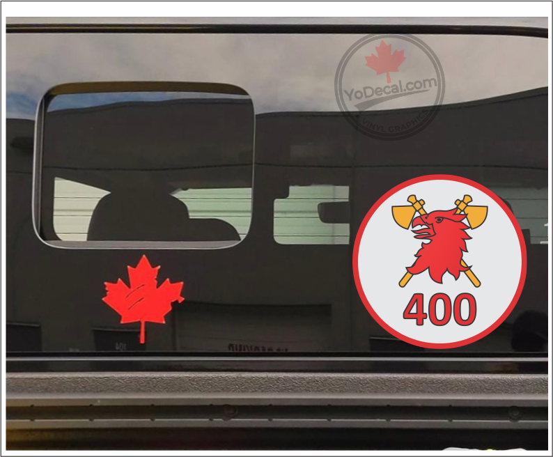 'RCAF 400 Squadron Tomahawk Patch' Premium Vinyl Decal Sticker ...