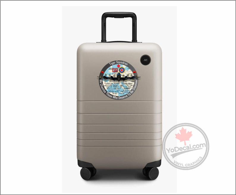 'RCAF 424 Tiger Sqn WWII QB Lancaster We Chastise Those Who Deserve To ...