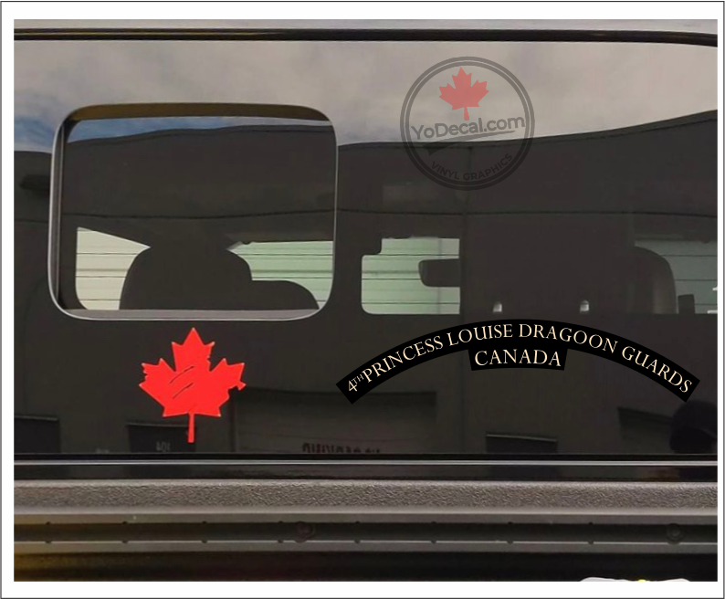 '4th Princess Louise Dragoon Guards WWII Shoulder Flash' Premium Vinyl ...