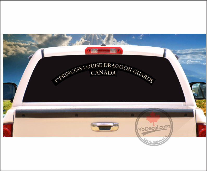 '4th Princess Louise Dragoon Guards WWII Shoulder Flash' Premium Vinyl ...