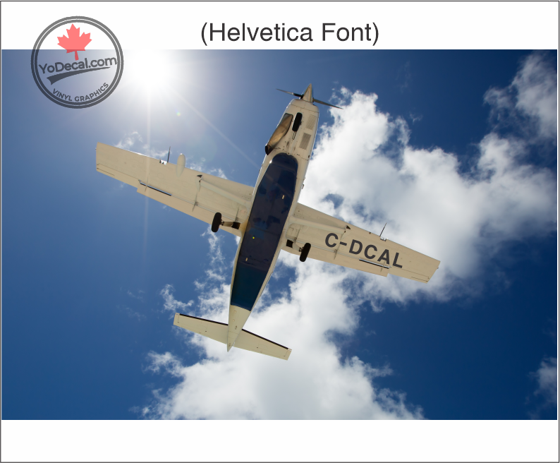 'Custom Canadian Registration Marks Standard #1' Vinyl Decal – YoDecal.com