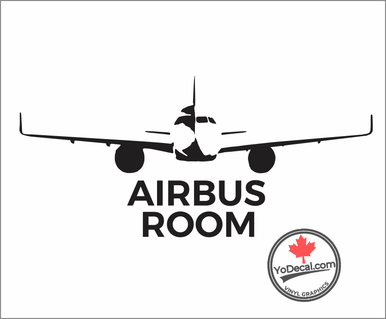 'Airbus Room' Vinyl Decal – YoDecal.com
