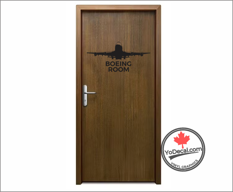 'Boeing Room' Vinyl Decal – YoDecal.com