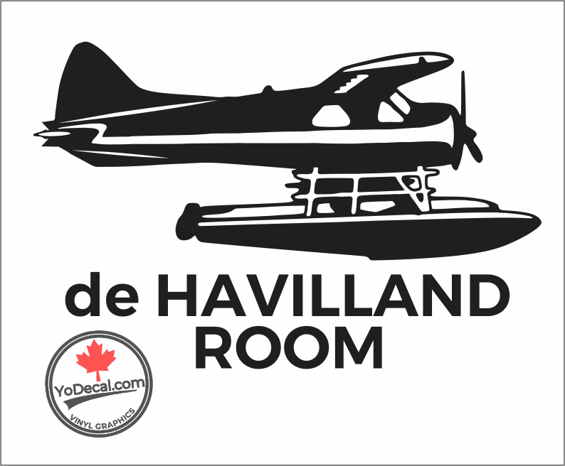 'de Havilland Room' Vinyl Decal – YoDecal.com