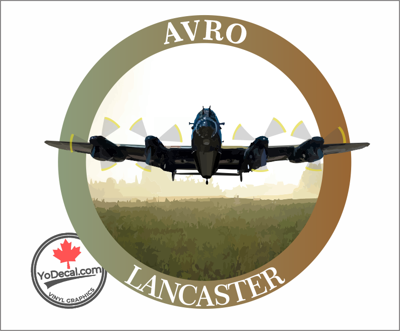 'Avro Lancaster Take Off' Premium Vinyl Decal / Sticker – YoDecal.com