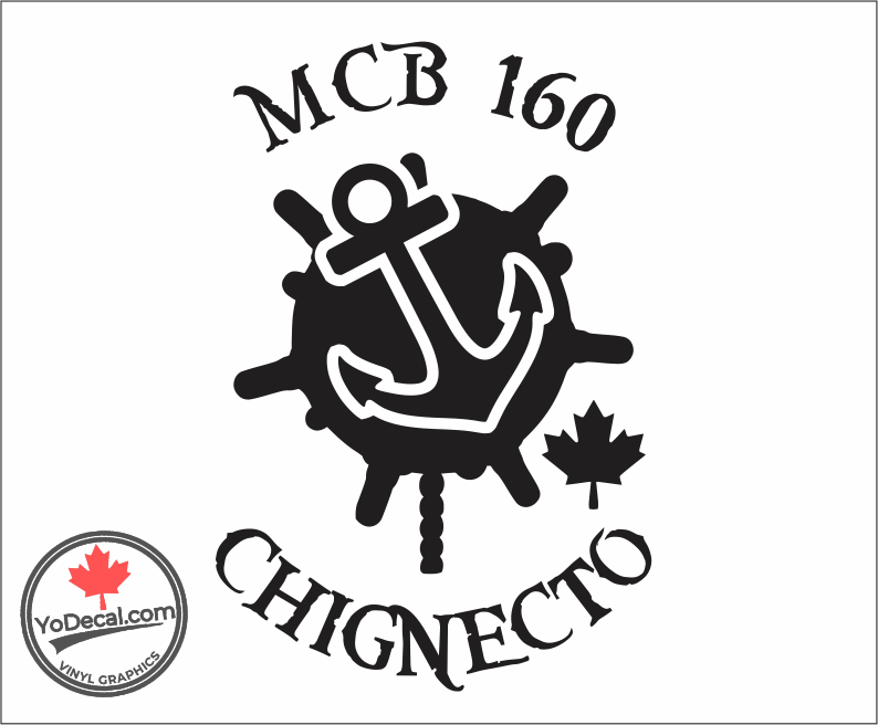 'MCB 160 Chignecto Minesweeper' Premium Vinyl Decal / Sticker – YoDecal.com
