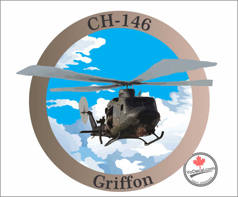 'CH-146 Griffon' Vinyl Decal – YoDecal.com