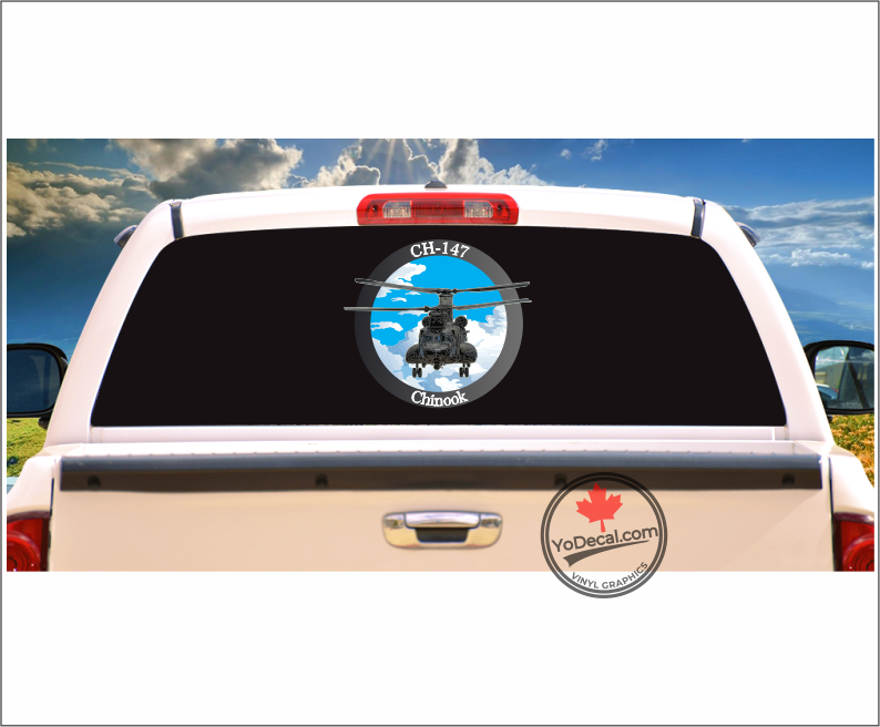 'CH-147 Chinook Full Colour' Vinyl Decal/Sticker – YoDecal.com