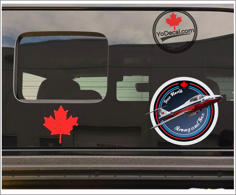 'True North Strong and Free Snowbird' Premium Vinyl Decal / Sticker ...