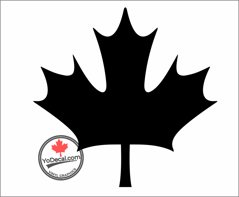 'Canadian Army Modern Maple Leaf' Premium Vinyl Decal – YoDecal.com
