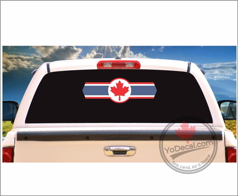 'Canadian Maple Leaf Emblem II' Premium Vinyl Decal / Sticker – YoDecal.com