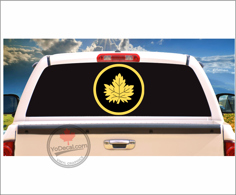 'Canadian Military HQ WWII Full Colour' Premium Vinyl Decal / Sticker ...
