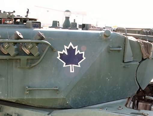 'Canadian Armour Maple Leaf Black on White' Premium Vinyl Decal ...