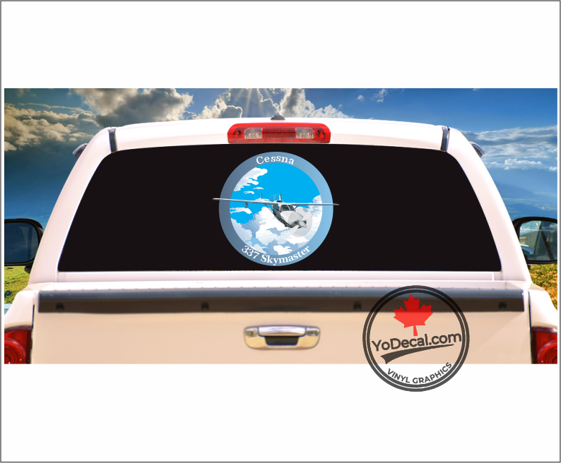 'Cessna 337 Skymaster Full Colour' Vinyl Decal Sticker – YoDecal.com