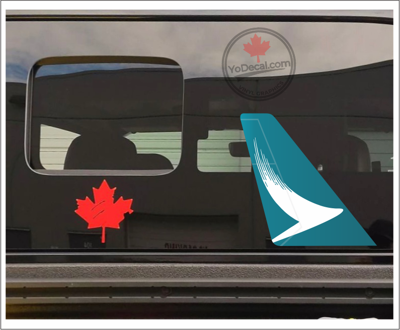'Cathay Pacific Airways Tail Art' Premium Vinyl Decal / Sticker ...