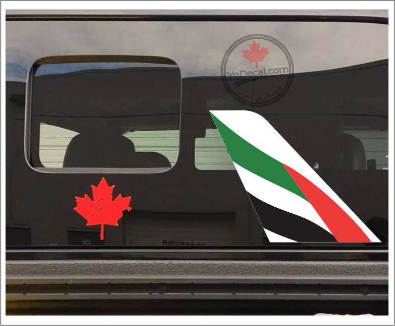 'Emirates Airlines Tail Art' Premium Vinyl Decal / Sticker – YoDecal.com