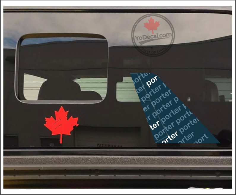 'Porter Air Tail Art' Premium Vinyl Decal / Sticker – YoDecal.com