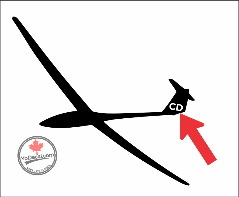 'Contest Letters - Glider- Montserrat' Vinyl Decal – YoDecal.com