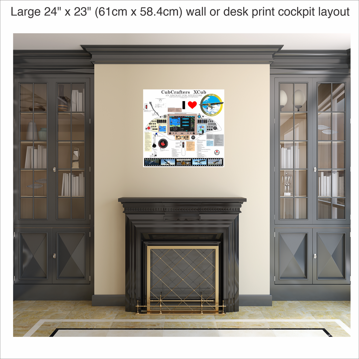 'CubCrafters XCub - An Aircraft for Adventure - Cockpit Layout' Print ...