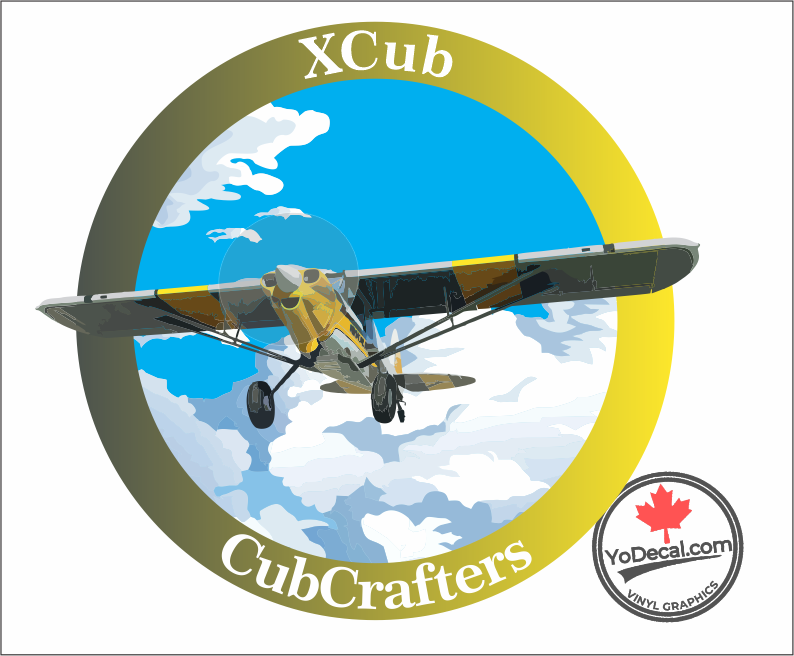 'CubCrafters XCub Full Colour' Vinyl Decal Sticker – YoDecal.com