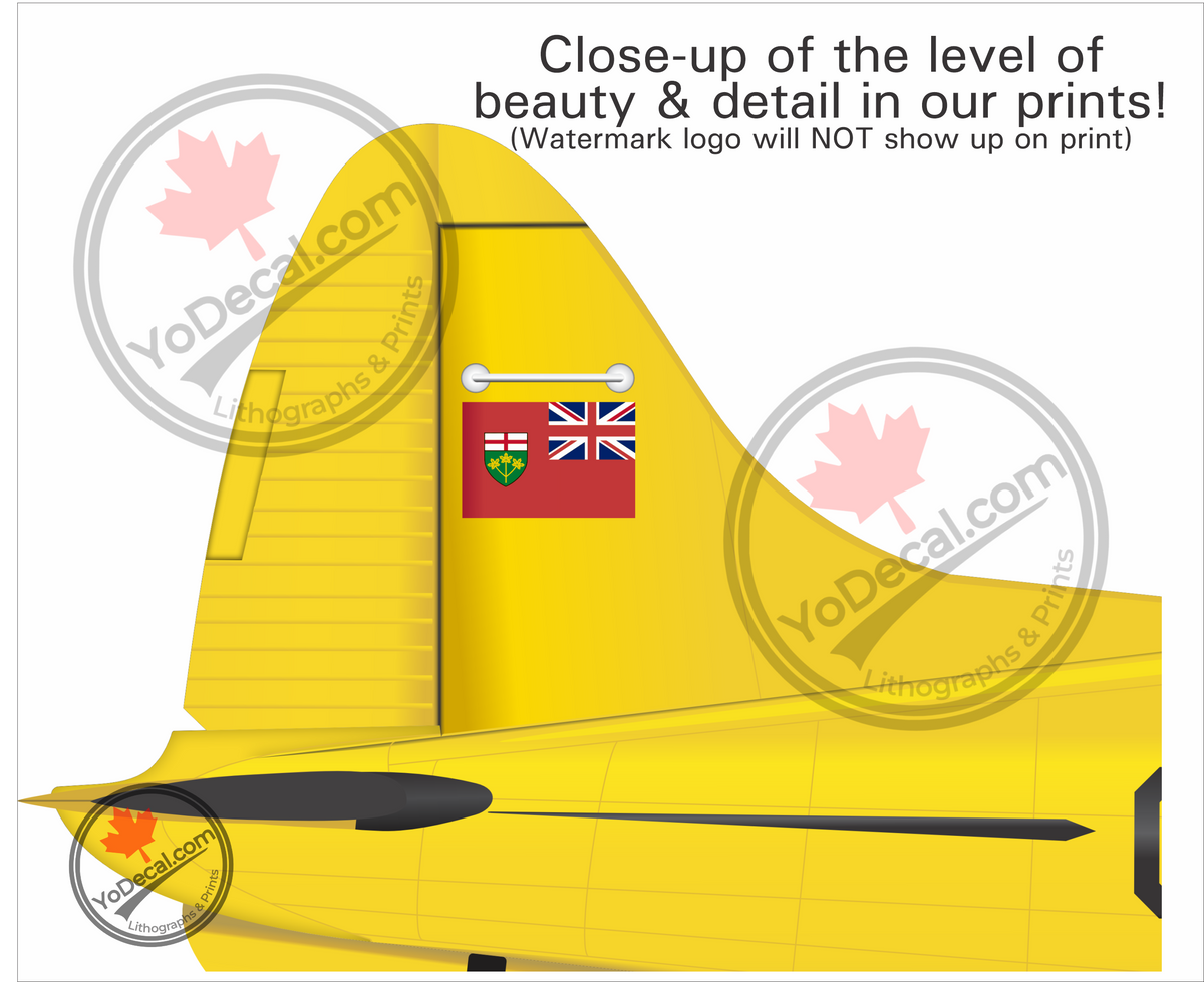 CUSTOM Aircraft Side Profile Art Print / Lithograph – YoDecal.com