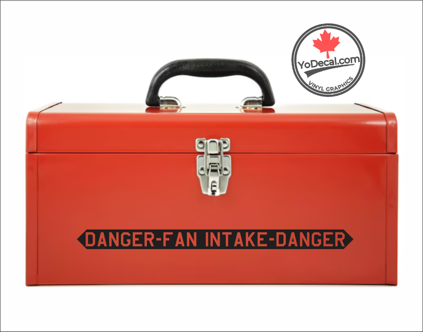 'Danger Fan Intake USAF F-35' Premium Vinyl Decal Sticker – YoDecal.com