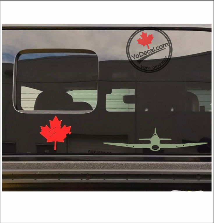 'Hawker Typhoon WWII Frontal' Premium Vinyl Decal Sticker – YoDecal.com