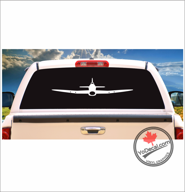 'Hawker Typhoon WWII Frontal' Premium Vinyl Decal Sticker – YoDecal.com