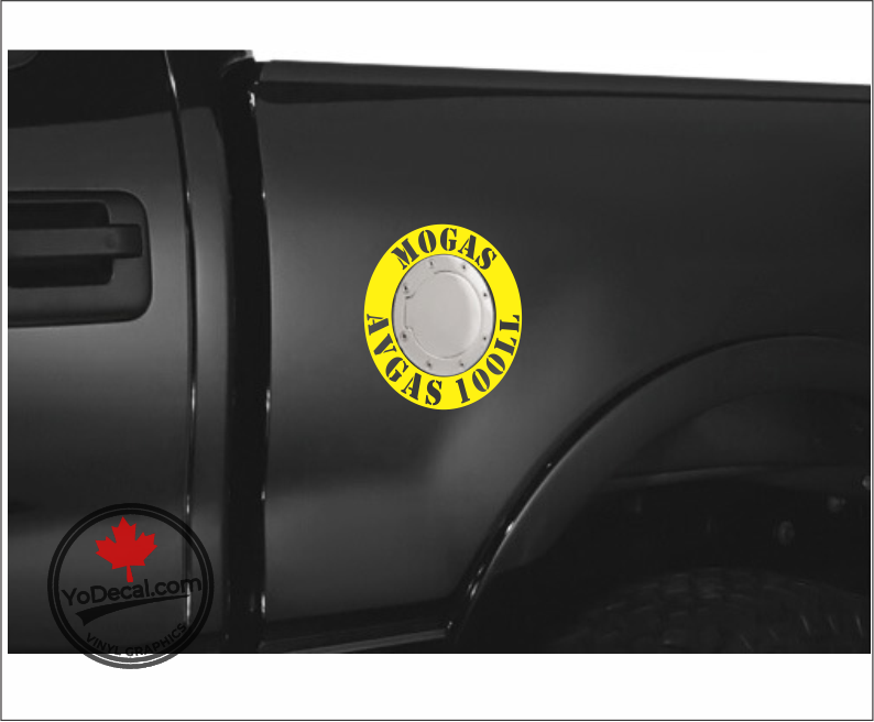 '100 Octane Low Lead Only Ring' Vinyl Decal – YoDecal.com