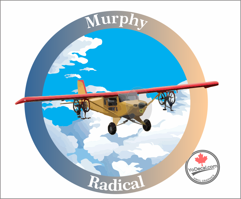 'Murphy Radical Full Colour' Vinyl Decal Sticker – YoDecal.com