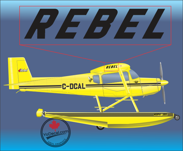'Murphy Rebel Wing Logo' Vinyl Decal Sticker – YoDecal.com