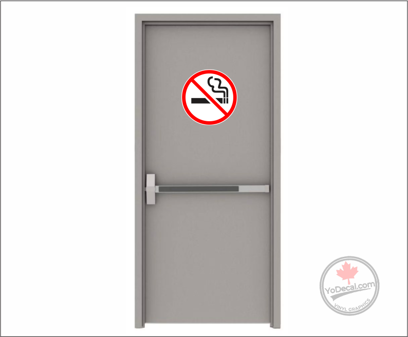 'No Smoking Sign' Premium Vinyl Decal / Sticker – YoDecal.com