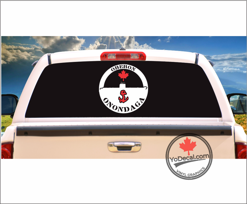'Oberon Onondaga Anchor' Vinyl Decal – YoDecal.com