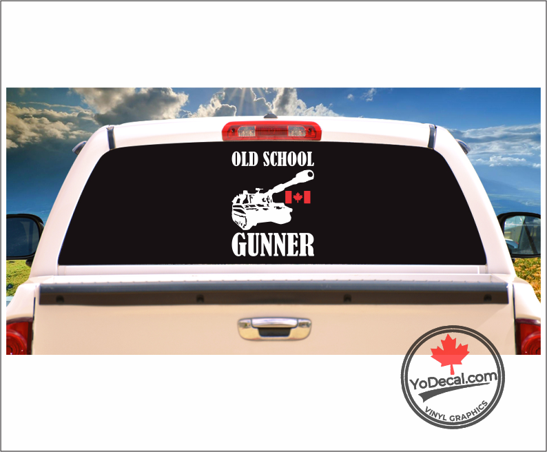 Old School Gunner M109' Premium Vinyl Decal – YoDecal.com