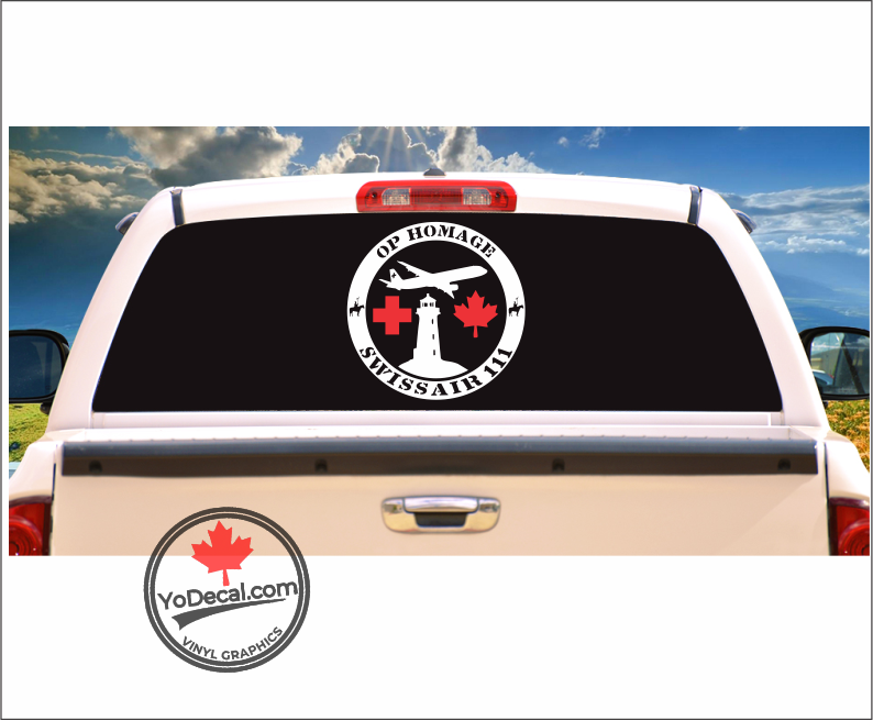 'Op Homage Swissair 111 RCMP' Premium Vinyl Decal / Sticker – YoDecal.com