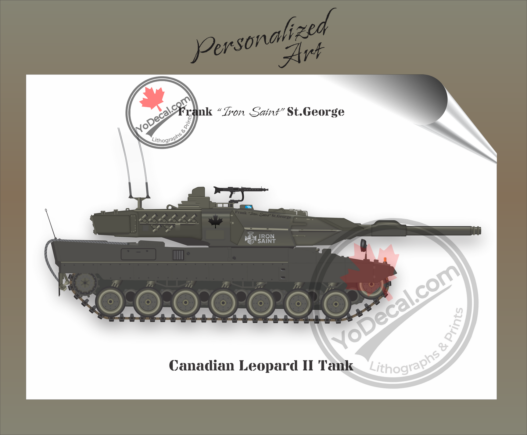 Personalized Air, Army & Navy Artistic Prints – YoDecal.com