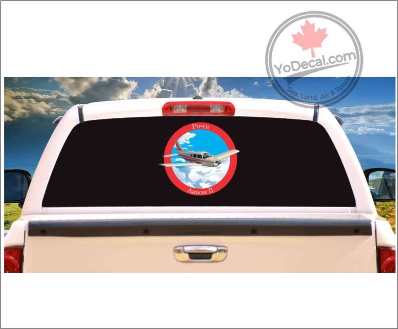 Piper Arrow II Full Colour Vinyl Decal Sticker – YoDecal.com