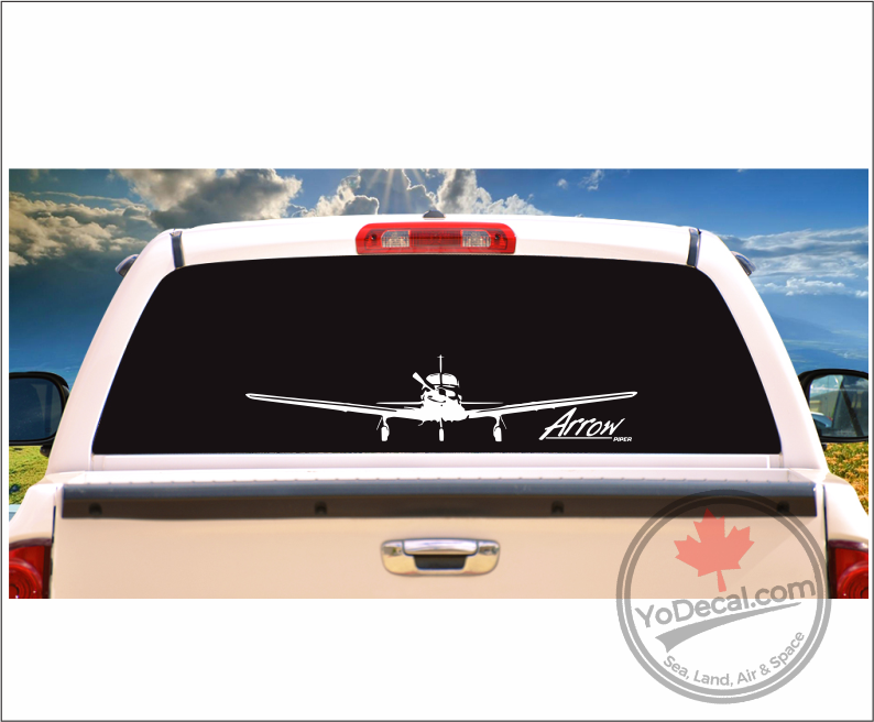 'Piper Arrow PA-28R' Premium Vinyl Decal – YoDecal.com