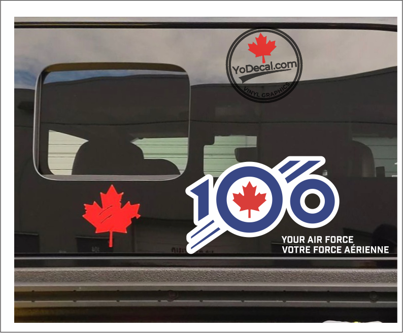 'RCAF 100th Anniversary Official Logo Your Air Force' Vinyl Decal ...