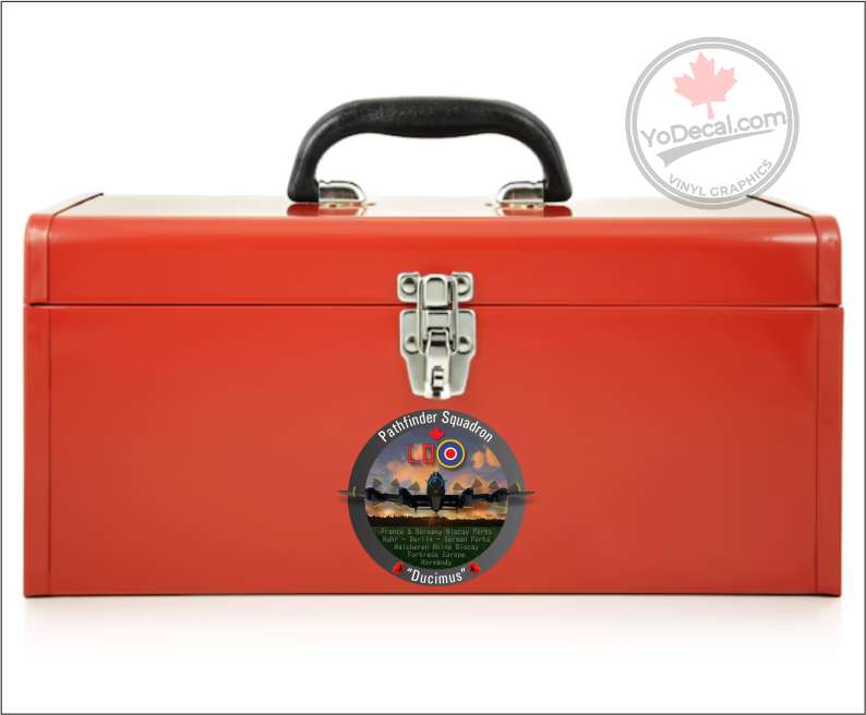 'RCAF 405 Pathfinder Sqn Ducimus WWII LQ Roundel Lancaster' Premium Vi ...