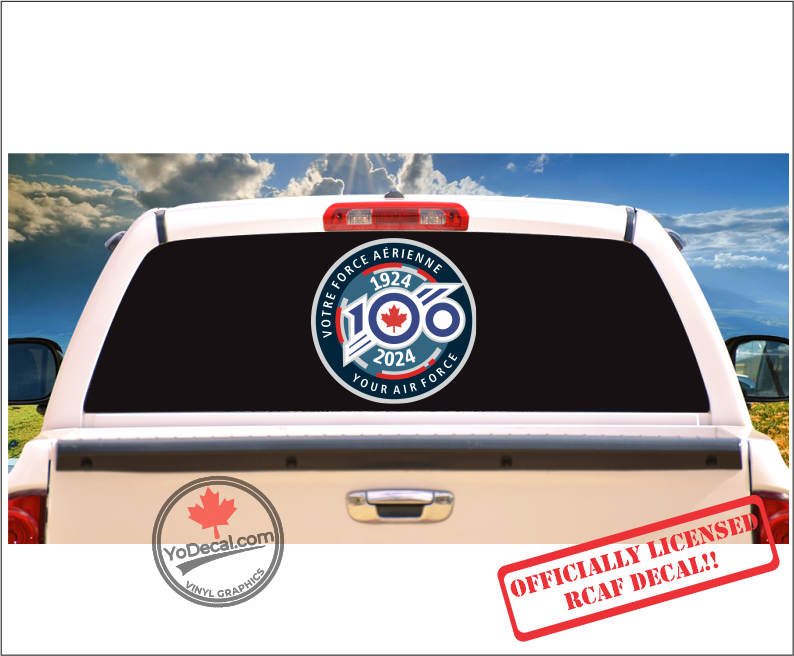 'RCAF 100th Anniversary Centennial Command Decal' Vinyl Decal Sticker ...