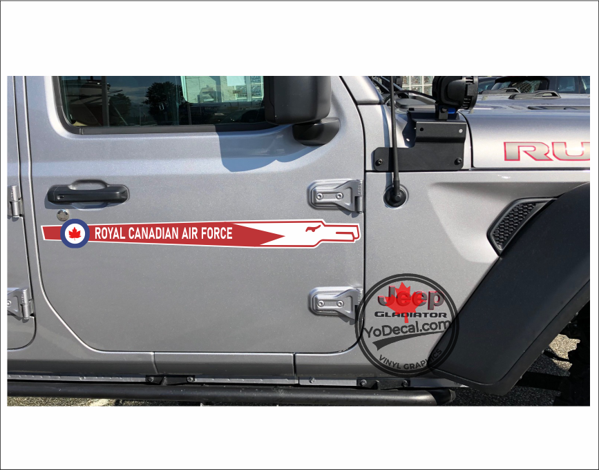 'RCAF Golden Hawks Sabre Flash (PAIR) Full Colour' Premium Vinyl Decal ...