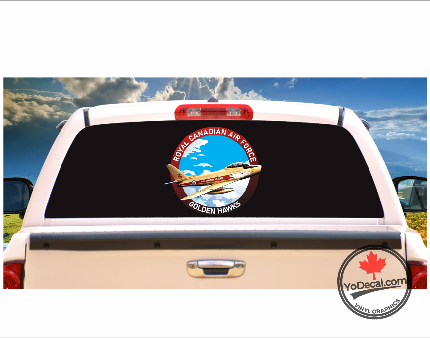 'RCAF Golden Hawks Sabre' Vinyl Decal – YoDecal.com