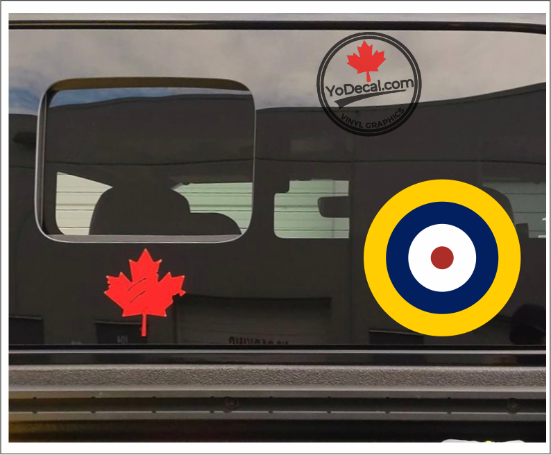 'RCAF Type A-1 Roundel Full Colour' Premium Vinyl Decal / Sticker ...