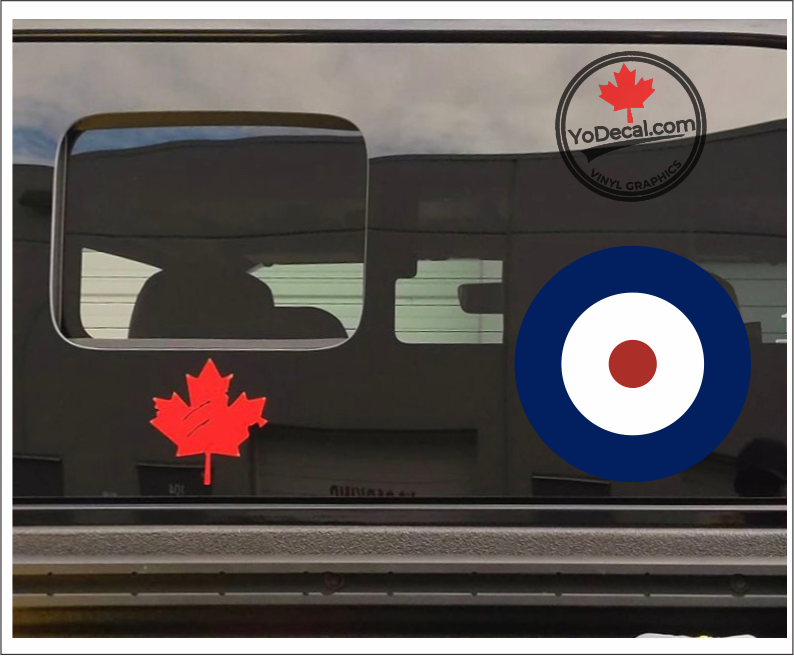 'RCAF Type A Roundel Full Colour' Premium Vinyl Decal / Sticker ...