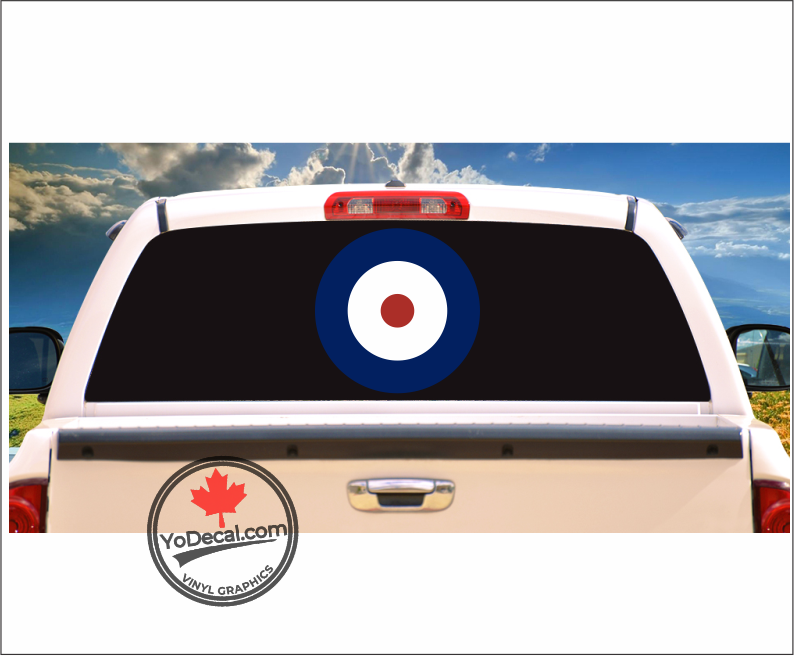 'RCAF Type A Roundel Full Colour' Premium Vinyl Decal / Sticker ...