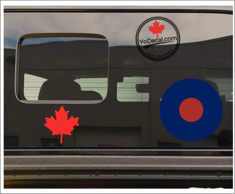 'RCAF Type B Roundel Full Colour' Premium Vinyl Decal / Sticker ...