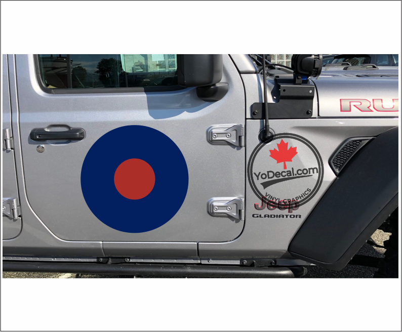 'RCAF Type B Roundel Full Colour' Premium Vinyl Decal / Sticker ...