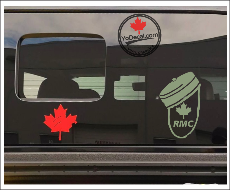'RMC Pillbox Maple Leaf' Premium Vinyl Decal / Sticker – YoDecal.com