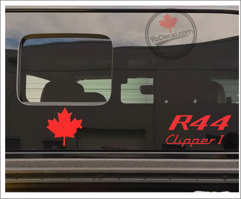 'R44 Clipper I Logo' Premium Vinyl Decal / Sticker – YoDecal.com